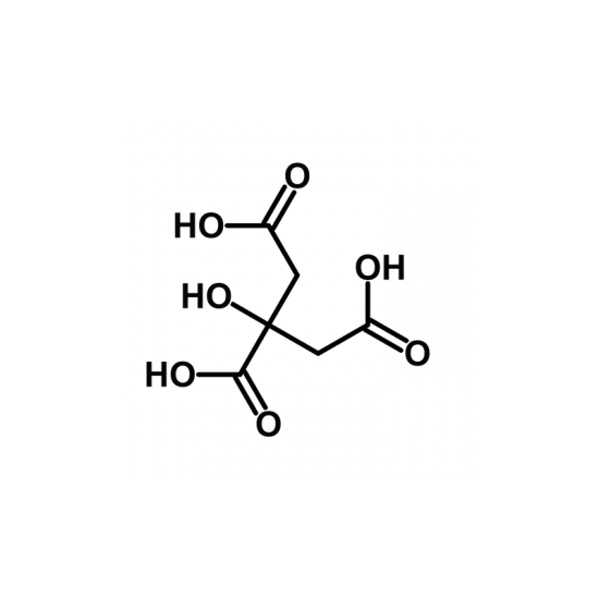 Anhydrous Citric Acid Chemical Structure
