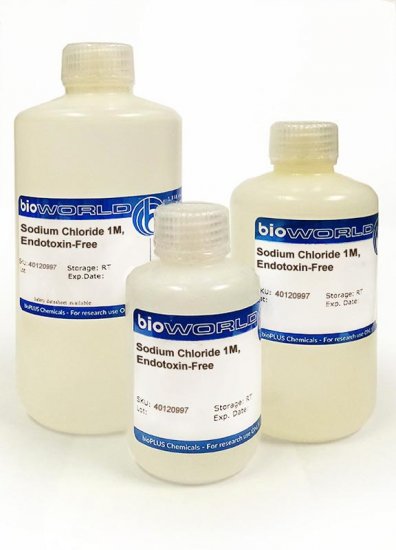 Sodium Chloride 1M, Endotoxin-Free (7647-14-5) | bioWORLD